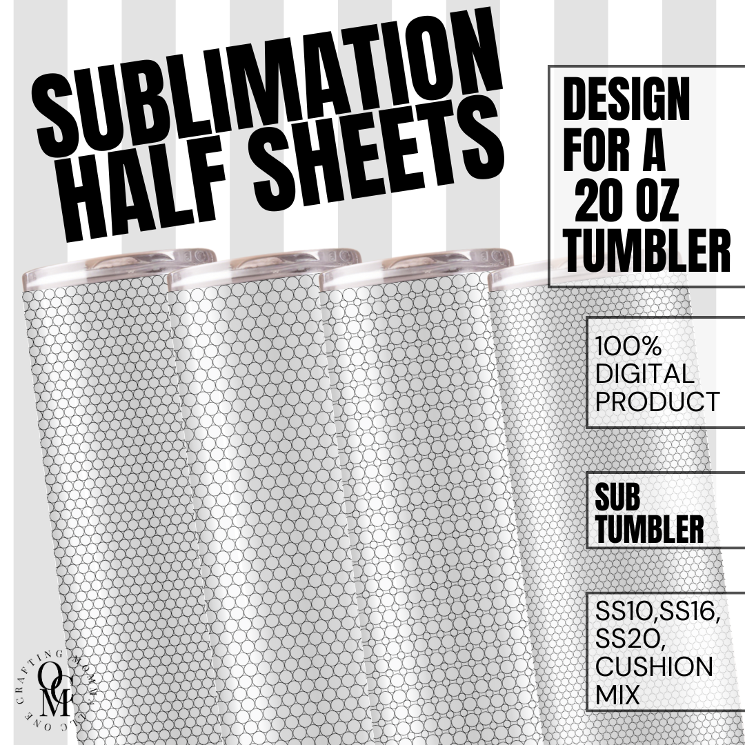 Sublimation Half Sheets – One Crafting Momma LLC